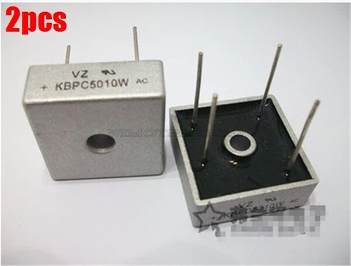 2Pcs 50A/1000V KBPC5010W Rectifier Square Bridge Rectifier Ic New ar | eBay