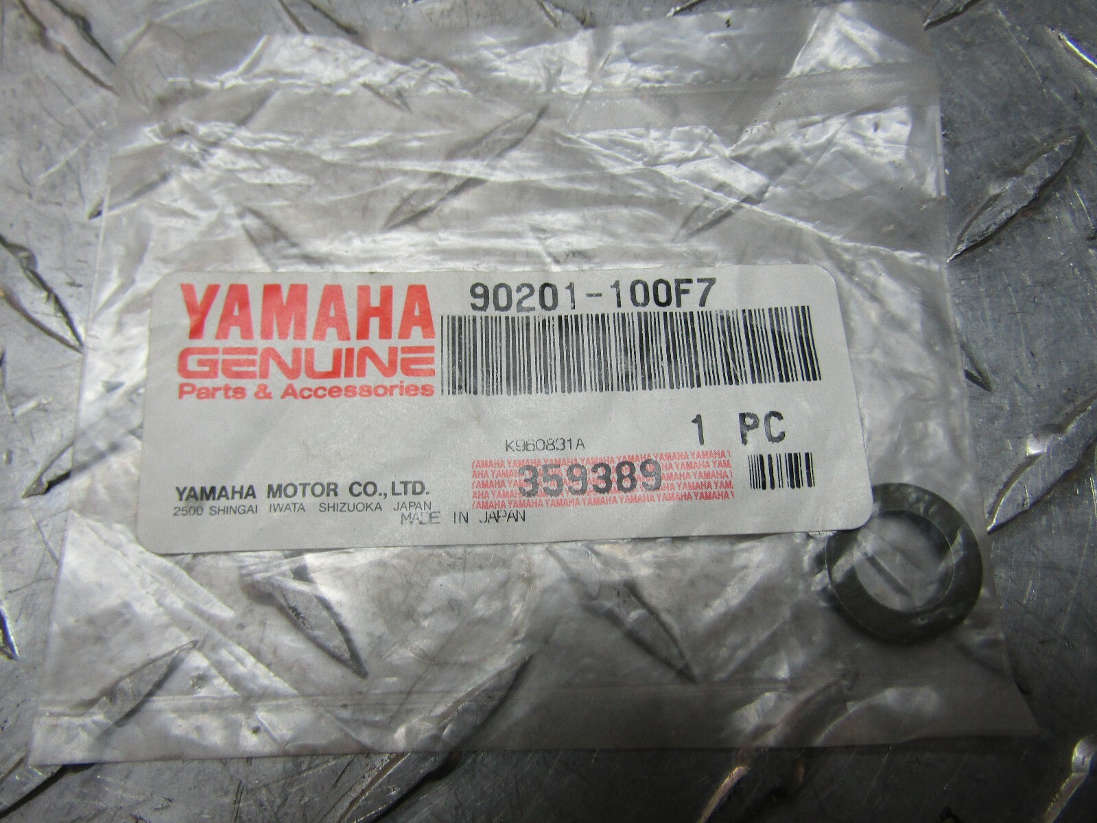 New OEM Factory Yamaha Plate Washer 90201-100F7-00 | eBay