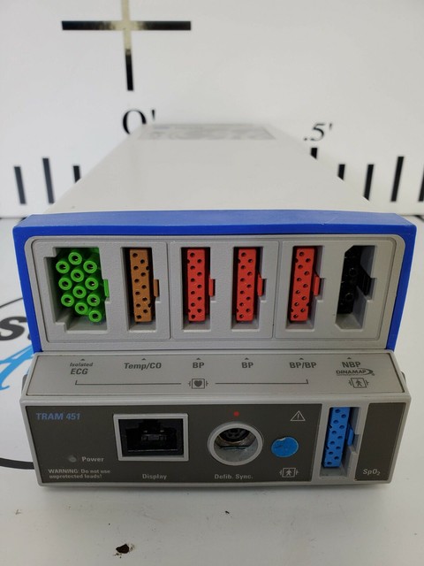 GE Marquette Tram 451 Module ECG Spo2 Temp NIBP IBP for sale online | eBay