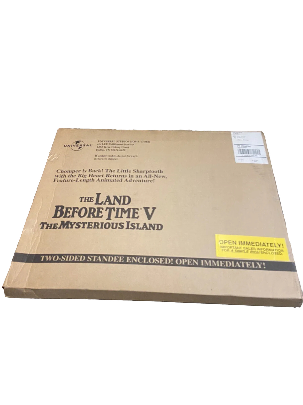 The Land Before Time V 5 Video Store Display Standee Original Box New ...