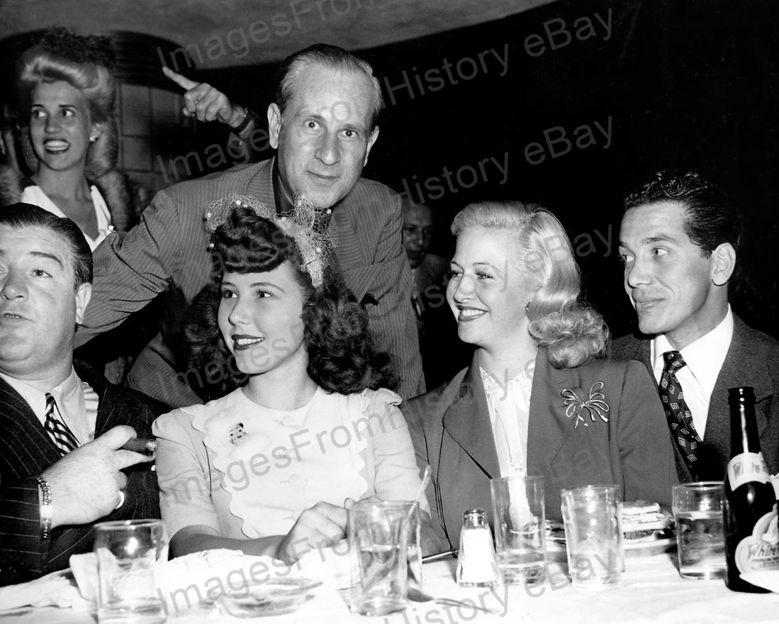 8x10 Print Marilyn Maxwell Husband John Conte Abbott & Costello Candid ...