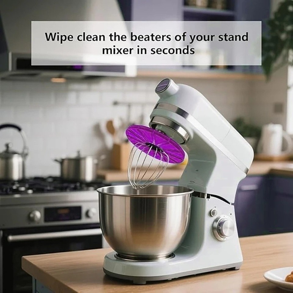 Mixer Scraper Soft Silicone Self-scraping Design Flexible Follow-the ...