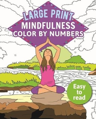 Mindfulness Color-By-Numbers Large Print (Tascabile) | eBay