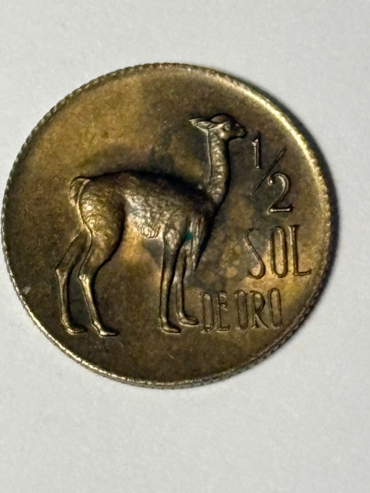 1968 1/2 Sole De Oro Peru coin | eBay