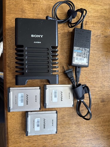 Sony AXS-CR1 AXSM Memory Card Reader USB 3.0 Reader W/power supply | eBay