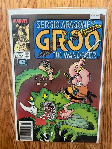Sergio Aragones Groo The Wanderer 67 Marvel Comics 6.5 Fine + Newsstand ...