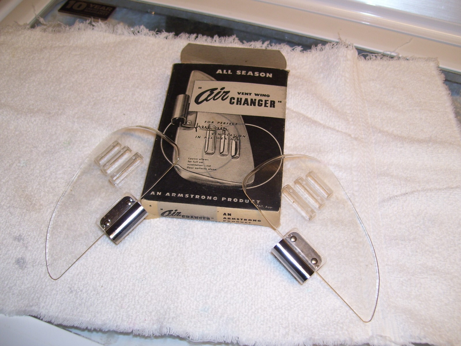 1950s Antique nos Vent wing window Breezies Vintage Chevy Ford Hot Rat ...