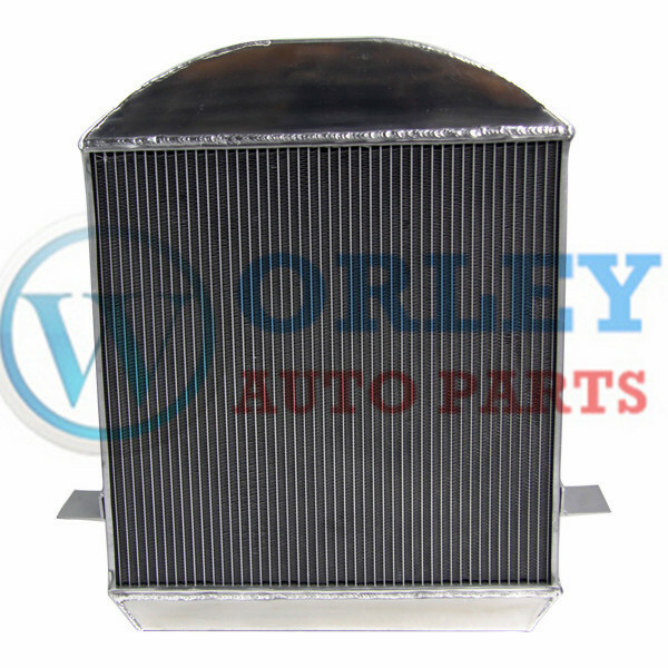 3 rows aluminum radiator for Model-T Chevy engine T-Bucket 1924 1925 ...