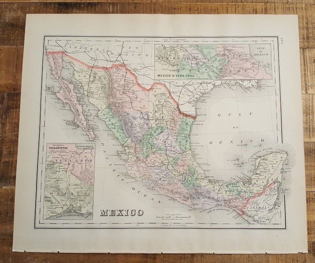 Xalapa Biggest Wall Map Mexico Largest Wall Maps Of The World