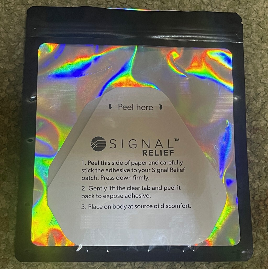 Signal Relief Patch Set – 1 Patch + 3 Adhesives – Reusable – Clean ...