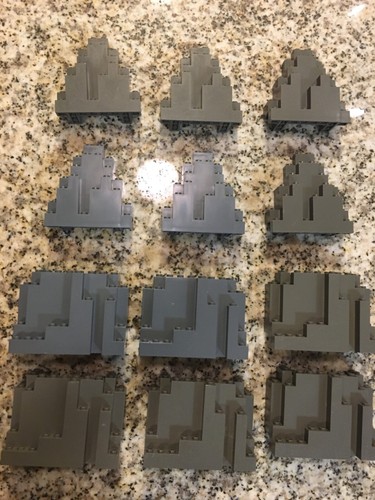 LEGO Rectangular Castle Rock Wall Panels USED SEE PICTURES | eBay
