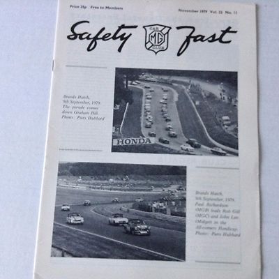 Safety Fast Magazine Brands Hatch Graham Hill November 1979 070217nonrh ...