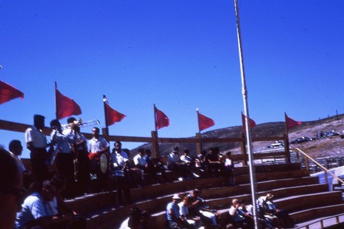 BAND PLAYING AT A BULL FIGHTING RING, TIJUANA MEXICA 1966 35mm PHOTO ...
