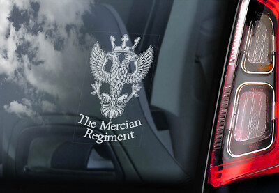 THE MERCIAN REGIMENT Car Sticker - Military Army Cap Badge Window Decal ...