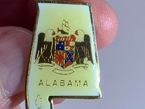 ALABAMA Coat of Arms Vintage Gold Tack Pin V-4505 | eBay