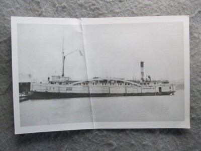 Antique Wooden Packet Steamer Real Photo Postcard | eBay