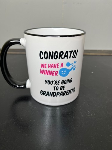 Congrats! We Have a Winner You're Going to Be Grandparents Mug - Pre ...