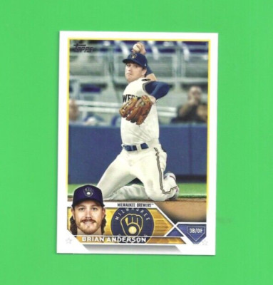 MLB 2023 Topps BRIAN ANDERSON #480 Milwaukee Brewers | eBay