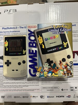 NINTENDO GAMEBOY COLOR POKEMON PIKACHU & PICHU LIMITED EDITION | eBay