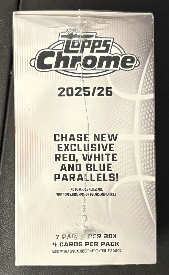 2025/26 TOPPS CHROME BASKETBALL 7-PACK BLASTER BOX | eBay
