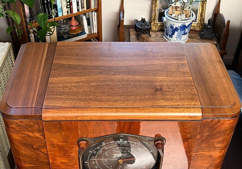 Zenith 12U158 Vintage Tube Console Radio - Restored | eBay