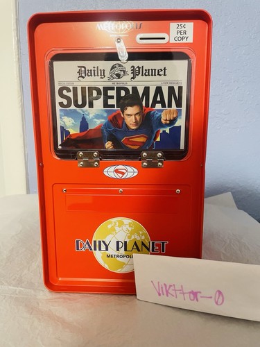 Superman 2025 AMC Cinema Newspaper Popcorn Bucket & Cup Combo AMC Regal ...