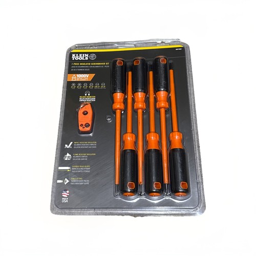 Klein Tools Insulated Electrical Screwdriver Set + Magnetizer 7-Piece ...