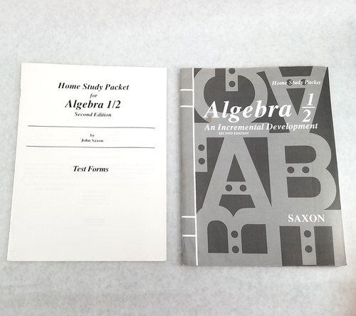 Saxon Algebra 1/2, 2nd Ed. by John Saxon - Test Forms and Test Answers ...