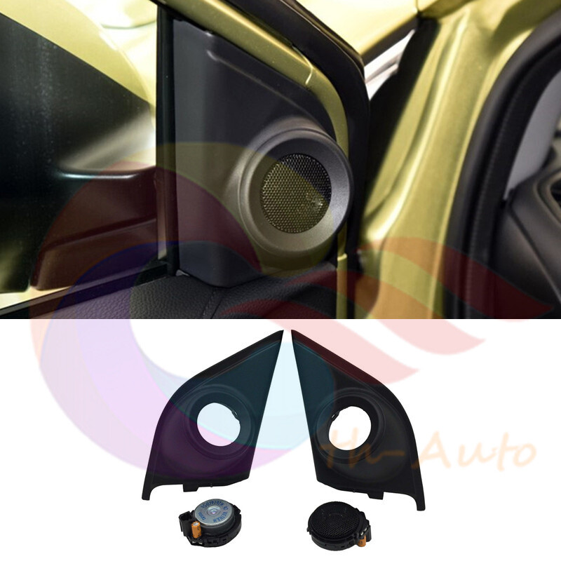 1 Set Front A-Pillar Tweeter Speaker Trim Cover Kits For Honda CRV CR-V ...