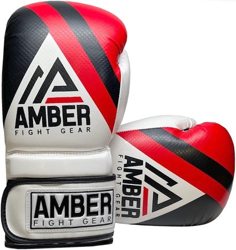 Amber Fury Boxing Gloves - Kickboxing, Muay Thai Training Gloves | eBay