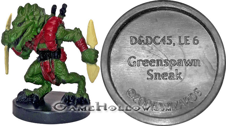 D&D Miniatures Blood War GREENSPAWN SNEAK #D&DC45 Promo Repaint | eBay