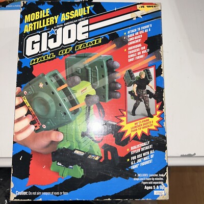 Vintage GI Joe Mobile Artillery Assault For 12" Figure 1993 New w WORN ...