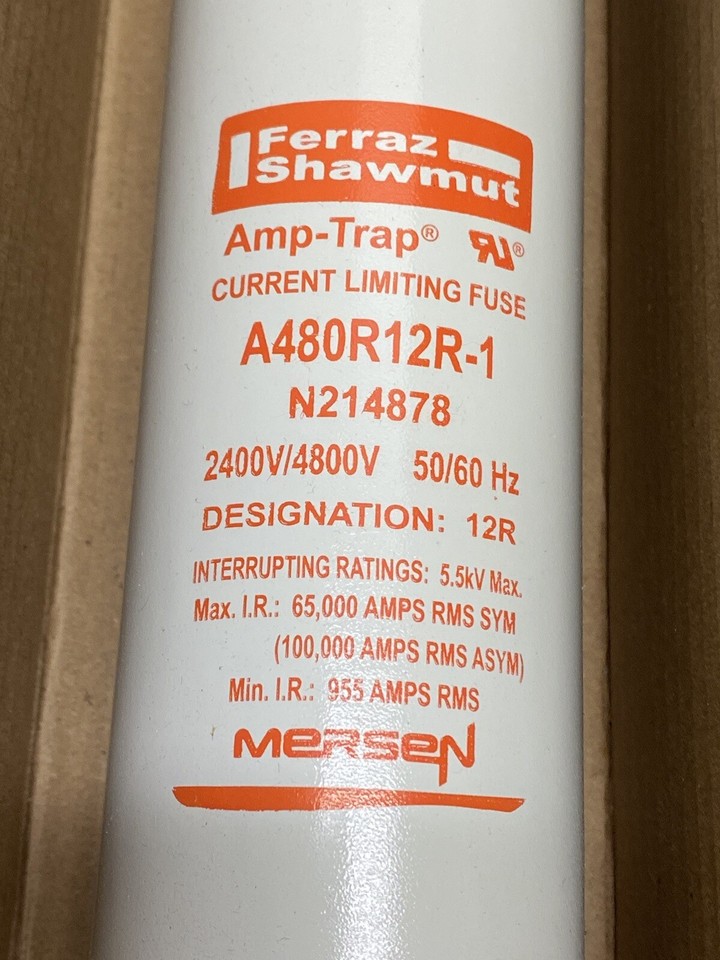 Mersen A480R12R-1 / 230 Amp current-limiting Fuse 4800V New | eBay