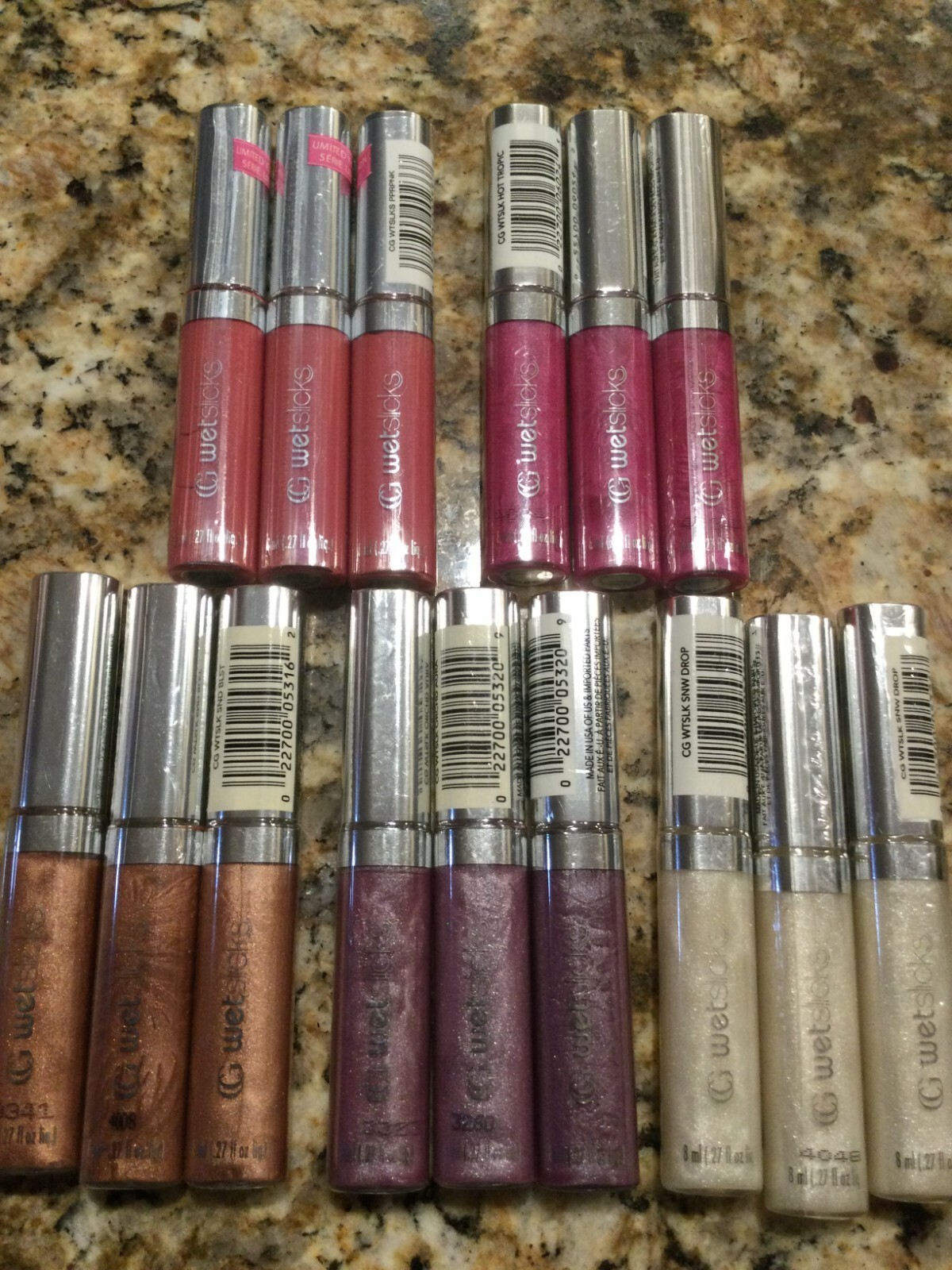 LOT OF 3 - CoverGirl Wetslicks Lip Gloss Lipgloss- Choose Color - NEW ...