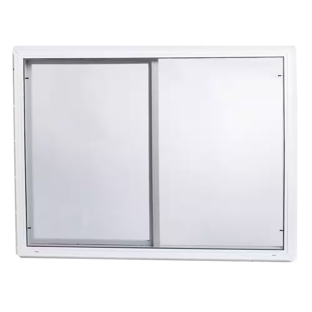 TAFCO WINDOWS 35.5" x23.5" Double-Pane Single Vinyl Slider Window Left ...