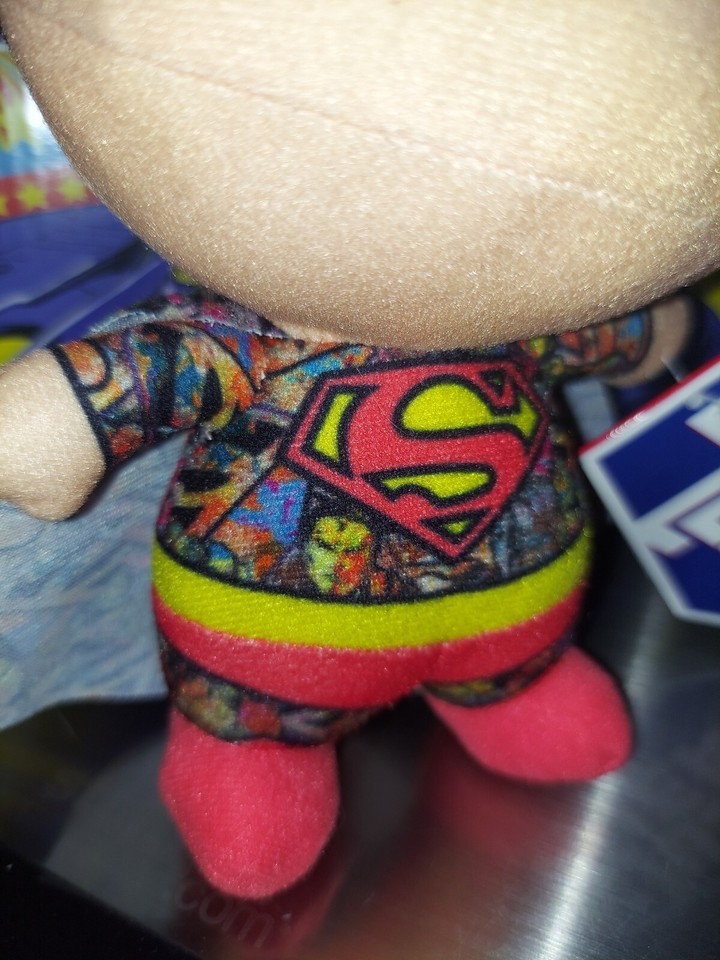 JUSTICE LEAGUE Chibi Sticker Bomb Superman Plush Toy Doll DC Comics ...