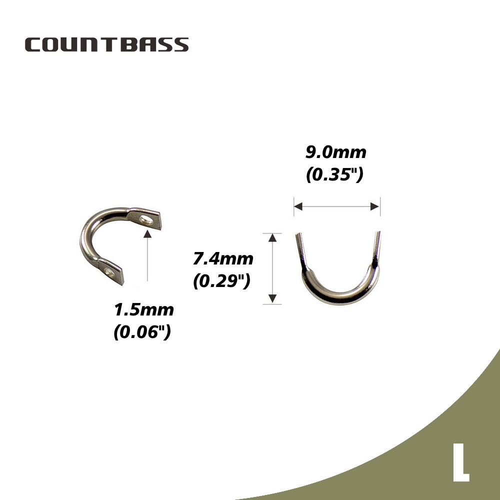 100Pcs Easy Spin Nickel Gold Brass Clevises,Wire Stirrup Clevises, DIY ...