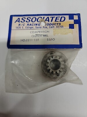 Associated R/C #2211-13T Clutch Bell 14 Tooth NIP, RC500 RC250 Nitro ...
