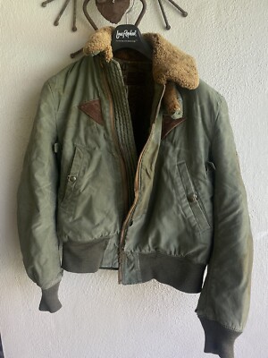 Original US Army Air Force B-15A WWII Flight Jacket Rough Wear Clothing ...