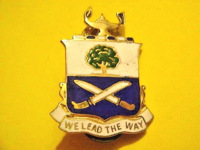 US Military 291st Infantry DUI DI Pin Clutchback Crest Medal Badge G714 ...