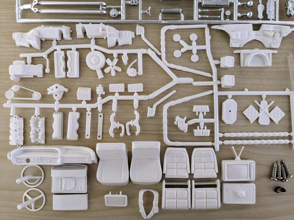 **RARE! *ORIGINAL VINTAGE AMT 1963 CHEVY IMPALA CONV KIT **COMPLETE ...