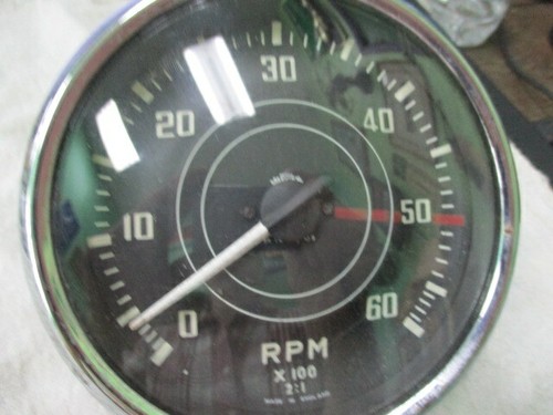 Triumph TR3 tachometer gauge Yeager RN1402/09 a vintage instrument | eBay