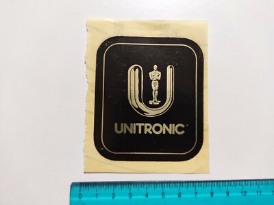 Adhesive Unitronic Sticker Autocollant Vintage 80s Original | eBay ...