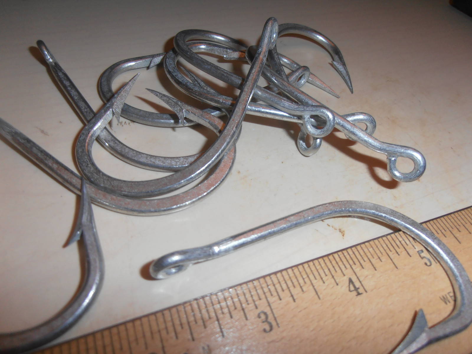 MUSTAD 7754D---10/0--10CT--BAY KING HOOK-FORGED-EX SHORT-2 EX STRONG ...