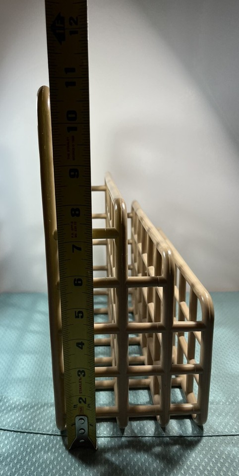 Yaffa Desk Organizer Tan Shelf Catch All Wall Mount Vintage 1983 Retro ...