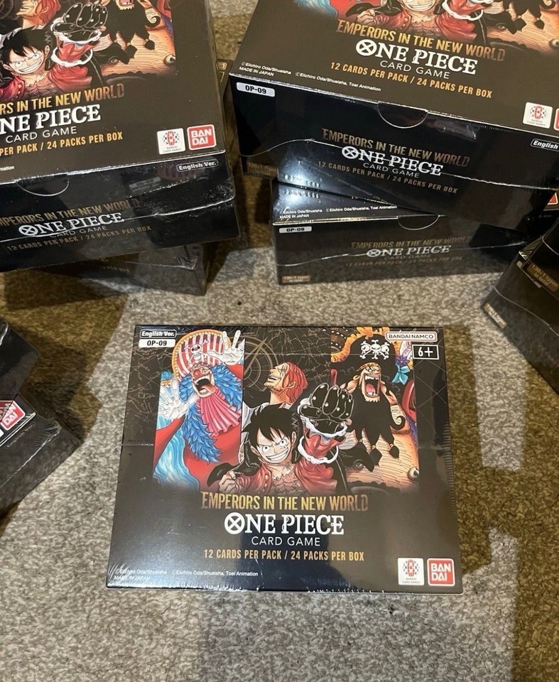 One Piece CCG TCG OP09 Booster Box English, New Sealed | eBay