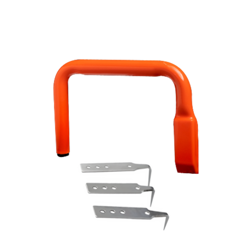 Auto Glass Removal Tool U-Shaped Cold Knife with 3 Pack Blades 1 1/2 ...