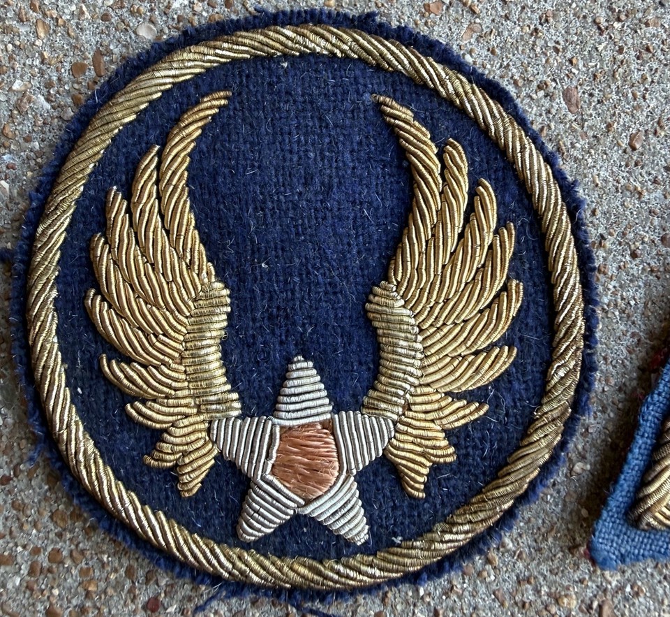 Ww2 Air Force troop carrier airborne paratrooper Italian made named patches | eBay