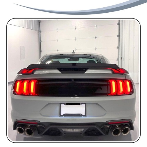 For 2015-23 Ford Mustang GT Rear Trunk Decklid Panel Cover Trim Gloss ...