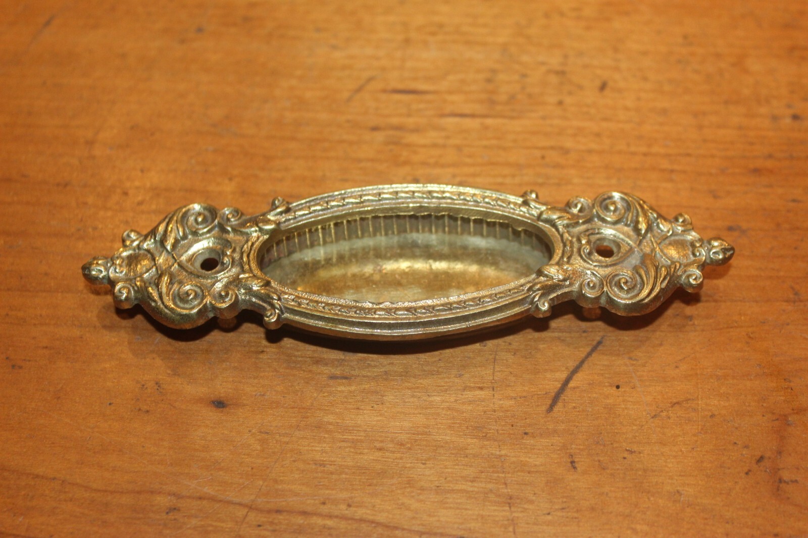 Antique Victorian Ornate Cast Bronze Recessed Window Sash Lift M-74 | eBay